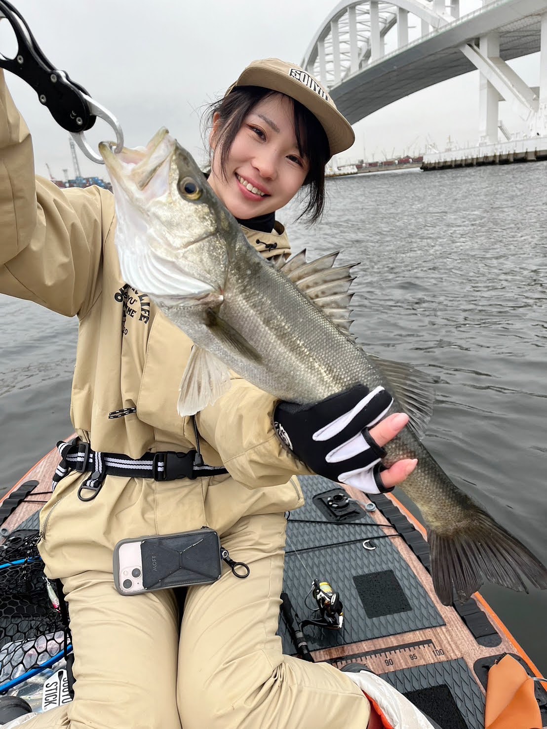 【釣りもち】SUPシーバス | ハヤブサLady 隼華-HAYAKA-